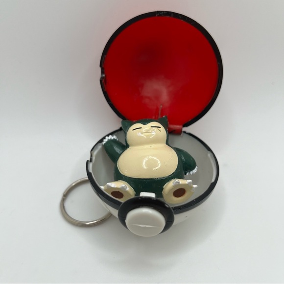 Pokemon | Toys | Vintage Pokemon Snorlax Keychain 999 Basic Fun Catch ...